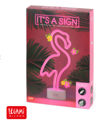 Legami Ll0002 Lg Dekoratif Lamba Neon Flamingo | Ofma Kırtasiye Ofis ...